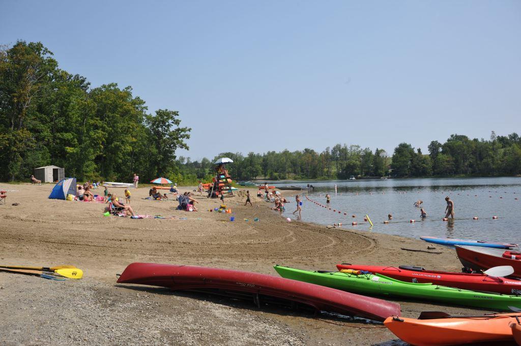 Campground Details - THOMPSONS LAKE CAMPGROUND at Thacher State Park ...